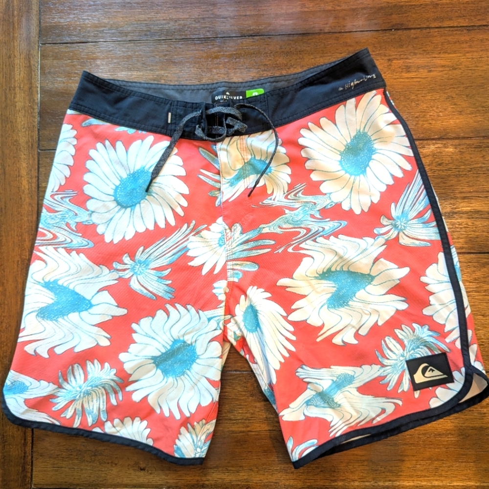 Quicksilver Warped Highline Mens Boardshorts - Gem